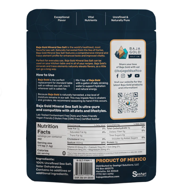 Baja Gold Mineral Sea Salt – Aztlan Herbal Remedies