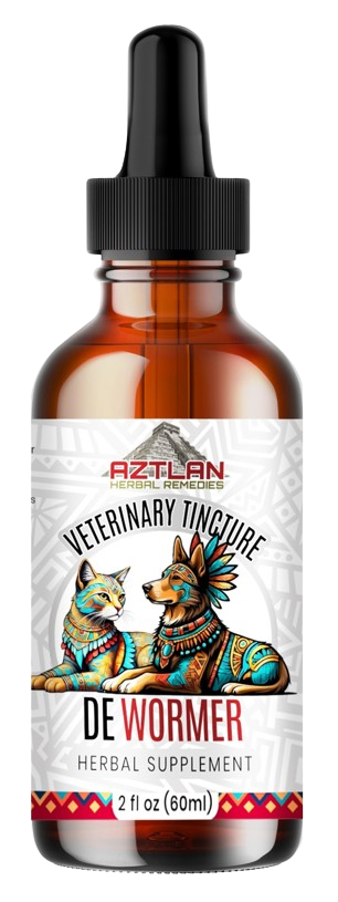 Pet De Wormer, Alcohol-FREE Liquid Extract – Aztlan Herbal Remedies