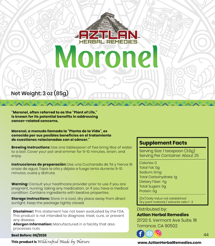 Moronel (Plant of Life) 3oz – Aztlan Herbal Remedies