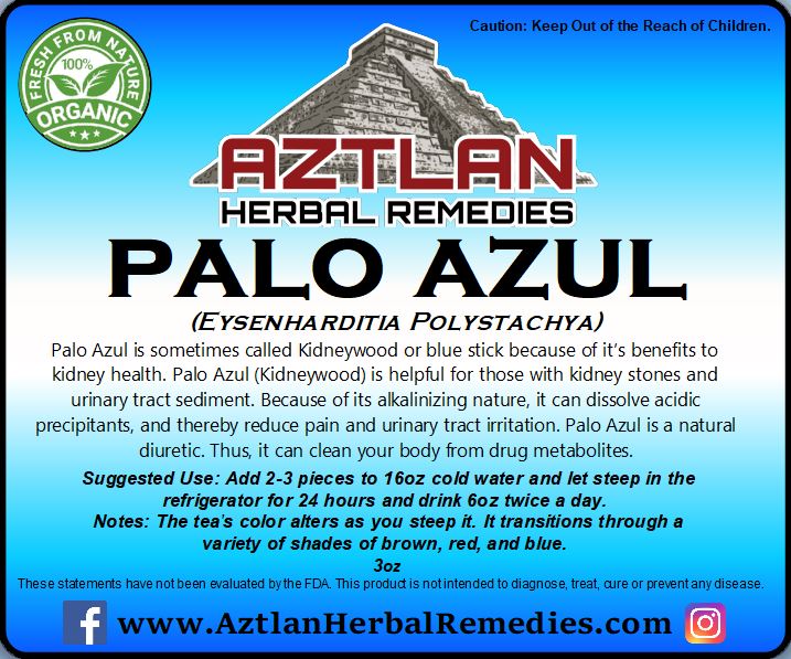 Palo Azul 3oz – Aztlan Herbal Remedies